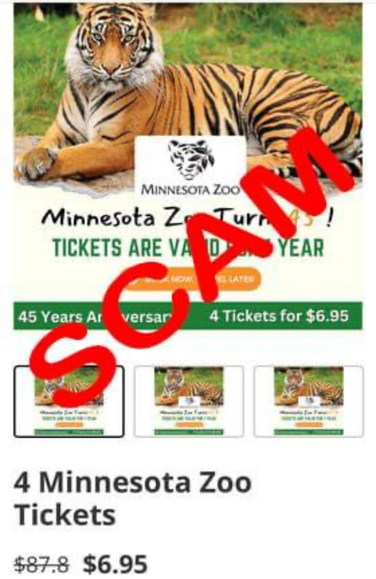 Zoo Targeted by Ticket Scam | Sioux Falls, SD | Great Plains Zoo